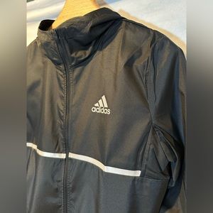 adidas | Jackets & Coats | Nwt Adidas Lightweight Own The Run Black ...